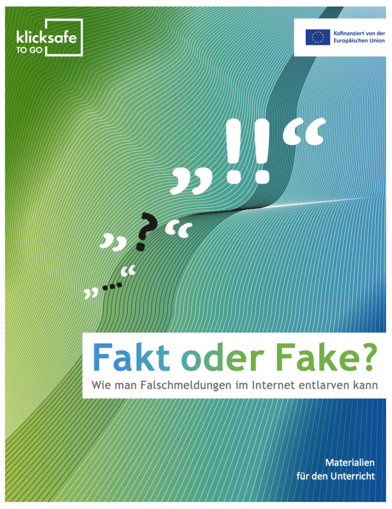 Unterrichtsmaterial zu Fake News: Eine Übersicht - appcamps.de